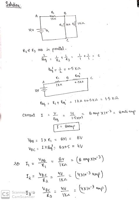 [solved] 1 1 verify the kcl at the junction b in the circuit given