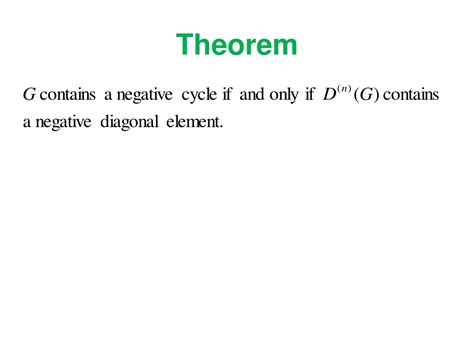 Ppt Mastering All Pairs Shortest Paths Theorem Proof And Dynamic Programming Ideas Powerpoint
