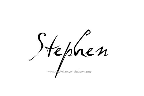 Stephen Name Tattoo Designs