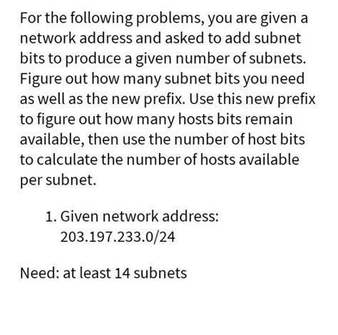 Solved For The Following Problems You Are Given A Network