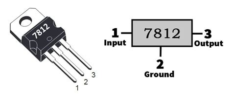 Ic 7812 Voltage Regulator Simple 12v Power Supply Design Pinout