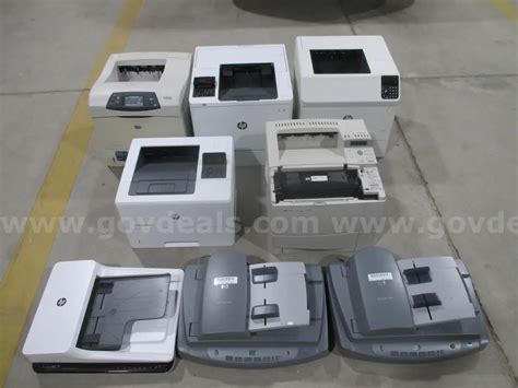 Hewlett Packard Printers And Scanners 8 Items Govdeals