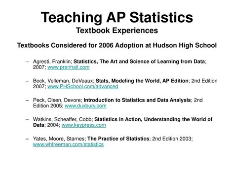 Ppt Making Ap Statistics Work Powerpoint Presentation Free Download