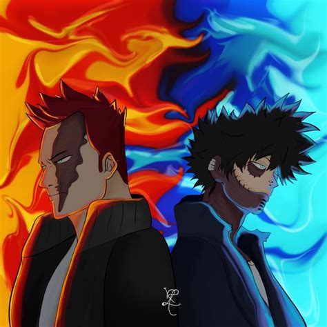 Endeavor X Dabi Arte Boku No Hero Academy
