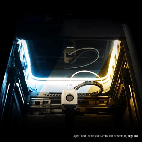 White Cct Tunable Cob Led Strip Light Bambu Lab Us Store