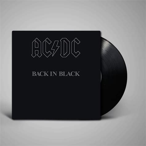 Acdc Back In Black Resident Vinyl