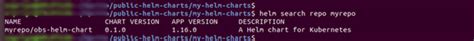 Helm Repository Creation With Github Pages