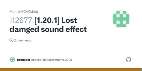[1 20 1] lost damged sound effect · issue 2677 · mohistmc mohist · github