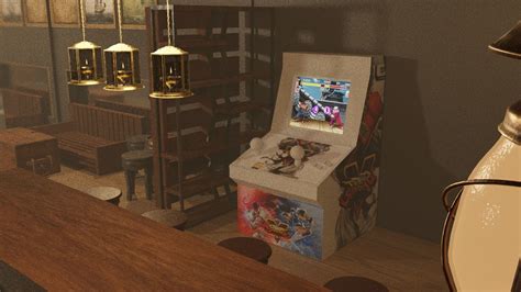 Simple Arcade Game 3d Model Cgtrader