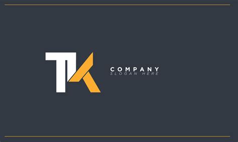 Tk Alfabeto Letras Iniciales Monograma Logo Kt T Y K 26628410 Vector