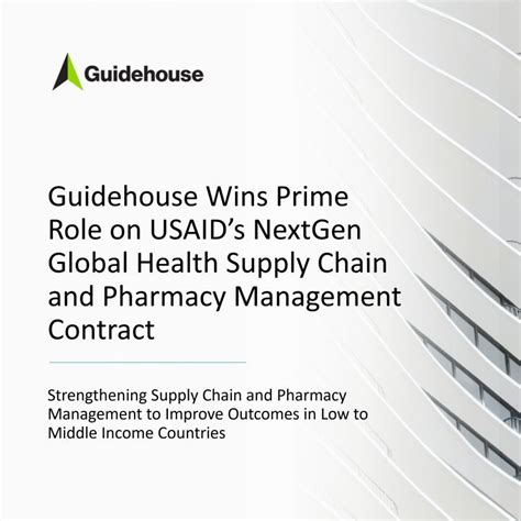 Brian Romig On Linkedin Guidehouse Health On Linkedin Guidehouse Wins Prime Role On Usaids…
