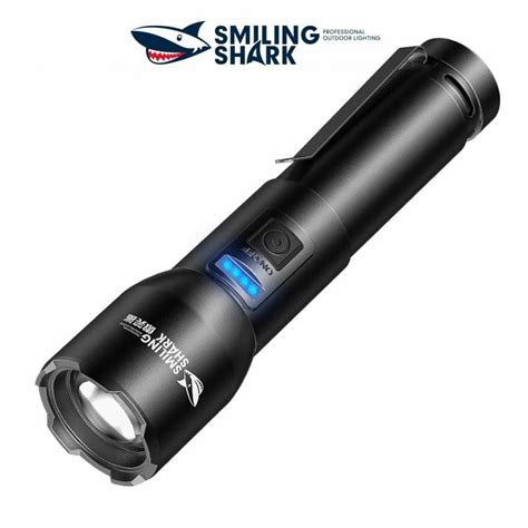Smiling Shark Sd8107 Torch Light M77 8400lm Super Bright Flashlight