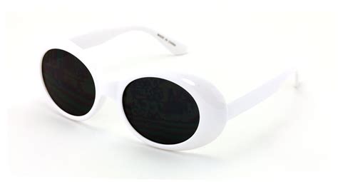Vwe Vintage Sunglasses Uv400 Bold Retro Oval Mod Thick Frame