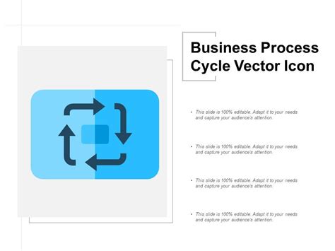 Business Process Cycle Vector Icon Ppt Powerpoint Presentation Icon Slides