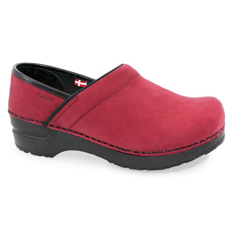 Smooth Oiled Clogs Sanita
