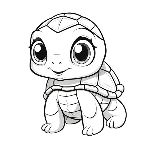 Confused Turtle Coloring Pages
