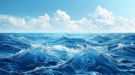 Premium Photo Blue Ocean Waves