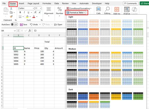 Table Features And How To Use It Microsoft Excel Kaizen Personal Computer Work