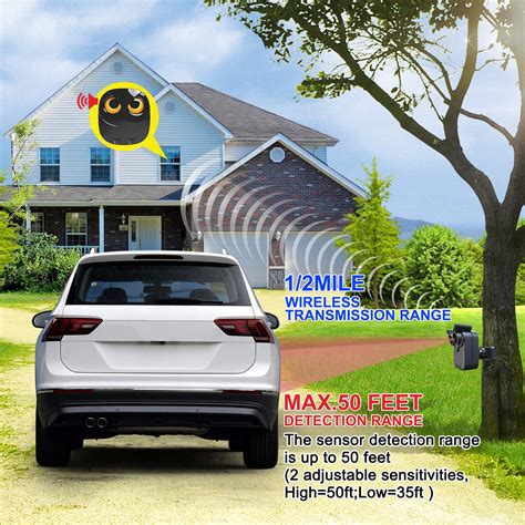 Driveway Alarm 12 Mile Long Range Wireless Driveway