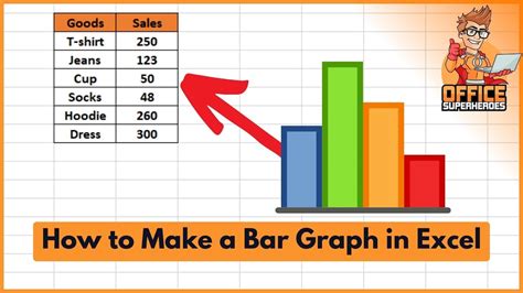 how to make a bar graph in excel youtube