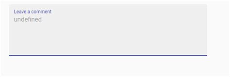 Bug Cdk Text Field Material Text Area Input Placeholder Shows Undefined When Using