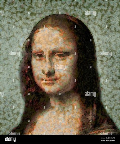 Portrait Mona Lisa Jaconda Painting Pop Art Stock Photo Alamy