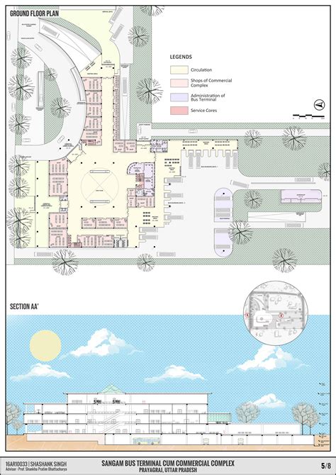 Architectural Thesis Bus Terminal Behance