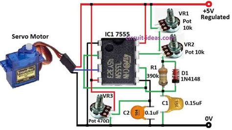 Simple Servo Motor Controller Circuit Circuit Ideas For You