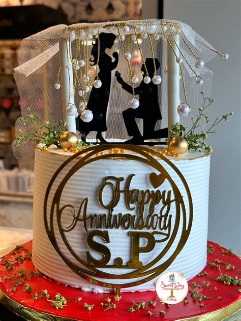 Unique Couple Anniversary Cake Happy Anniversary Cakes Anniversary