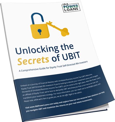 Ubit Guide For Ira Investments Ira Power Loans