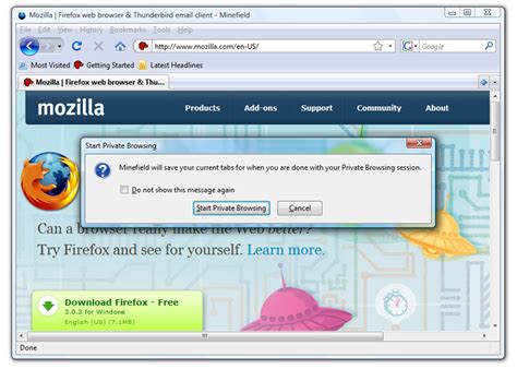 Dont Leave A Trace Private Browsing In Firefox Home Page