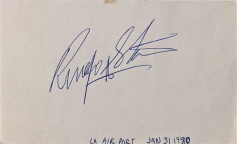Ringo Starr Signature Cut GFA Authenticated EstateSales Org