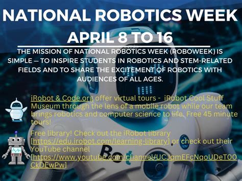 Lisa Peabody On Linkedin Robotics Nationalroboticsweek Stem