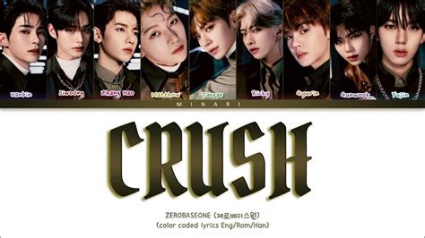 Zerobaseone 제로베이스원 Crush 가시 Color Coded Lyrics Youtube