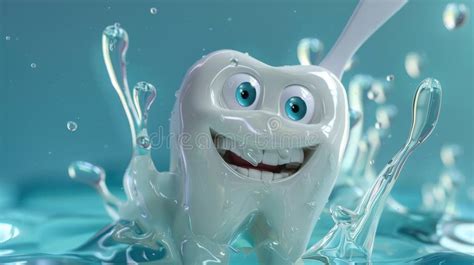 A Toothpaste Advertisement Featuring A Shining Smile Stock Image