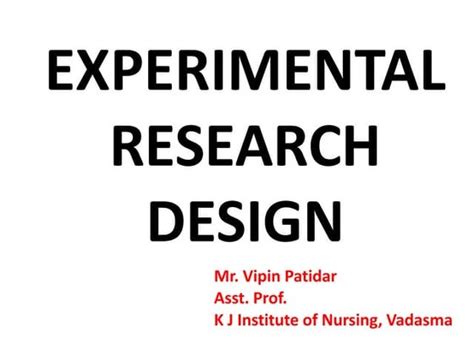 Quasi Experimental Design Pptx Science