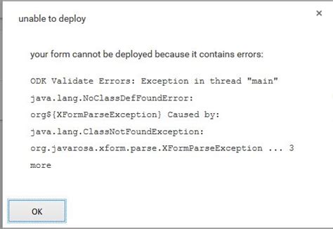 Unable To Deploy Error User Support Kobotoolbox Community Forum
