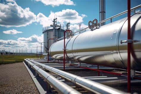 Premium Photo Pipeline Detail Industrial Infrastructure And Energy