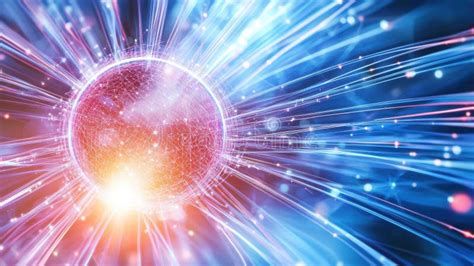 Glowing Data Cables Illuminate The Digital Realm In Sharp Focus Stock Illustration