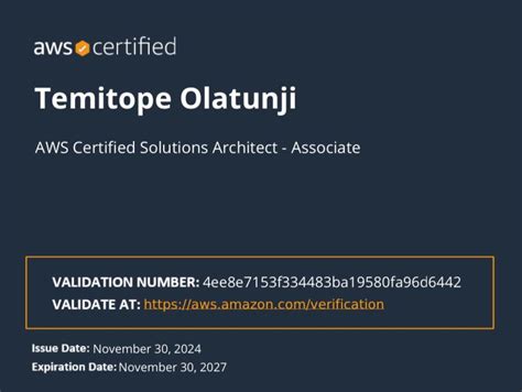 temitope olatunji on linkedin aws awscertified solutionsarchitect