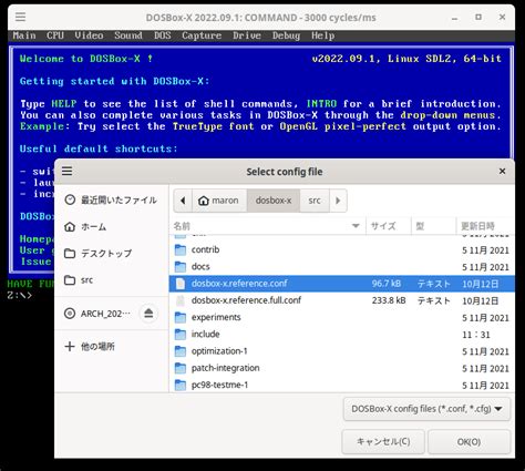 File Manager Dialogs Show Up Empty · Issue 3873 · Joncampbell123dosbox X · Github