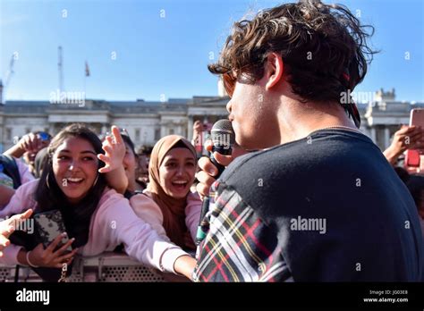 London Uk 2 July 2017 Fans Meet Harris J A British Muslim Singer