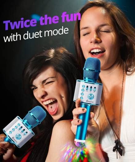 M37 Bluetooth Karaoke Microphone Wireless Bluetooth Microphone