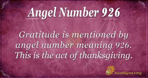 Angel Number 926 Meaning Blessed And Unstoppable Sunsignsorg