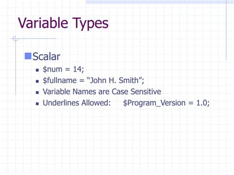 Introduction To Perl Ppt