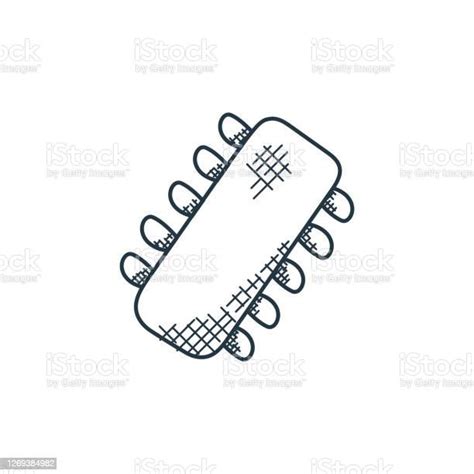 흰색 배경에서 격리된 회로 벡터 아이콘입니다 개요 웹 사이트 디자인 및 모바일 응용 프로그램 개발을위한 얇은 라인 회로 아이콘 얇은 선 회로 윤곽선 아이콘 벡터