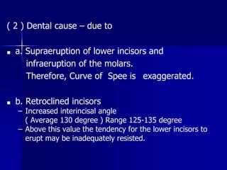 Anterior Open Bite And Deep Bite Pptx