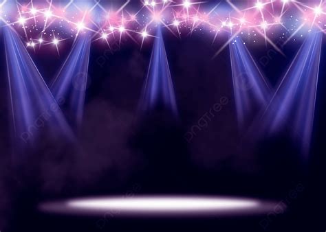 화려한 무대 장면 극장 스포트라이트 배경 연기 공연 단계 배경 일러스트 및 사진 무료 다운로드 Pngtree