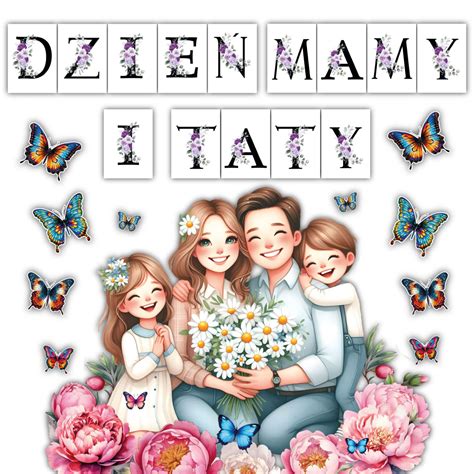 Dekoracja Dzień Mamy I Taty Wz 2 Ryneczek Inspiracji