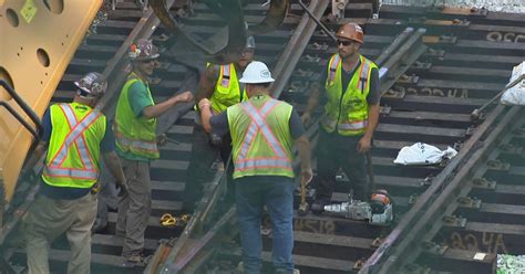 Mbta Crews Making Progress Replacing Orange Line Rails Updating Signal
